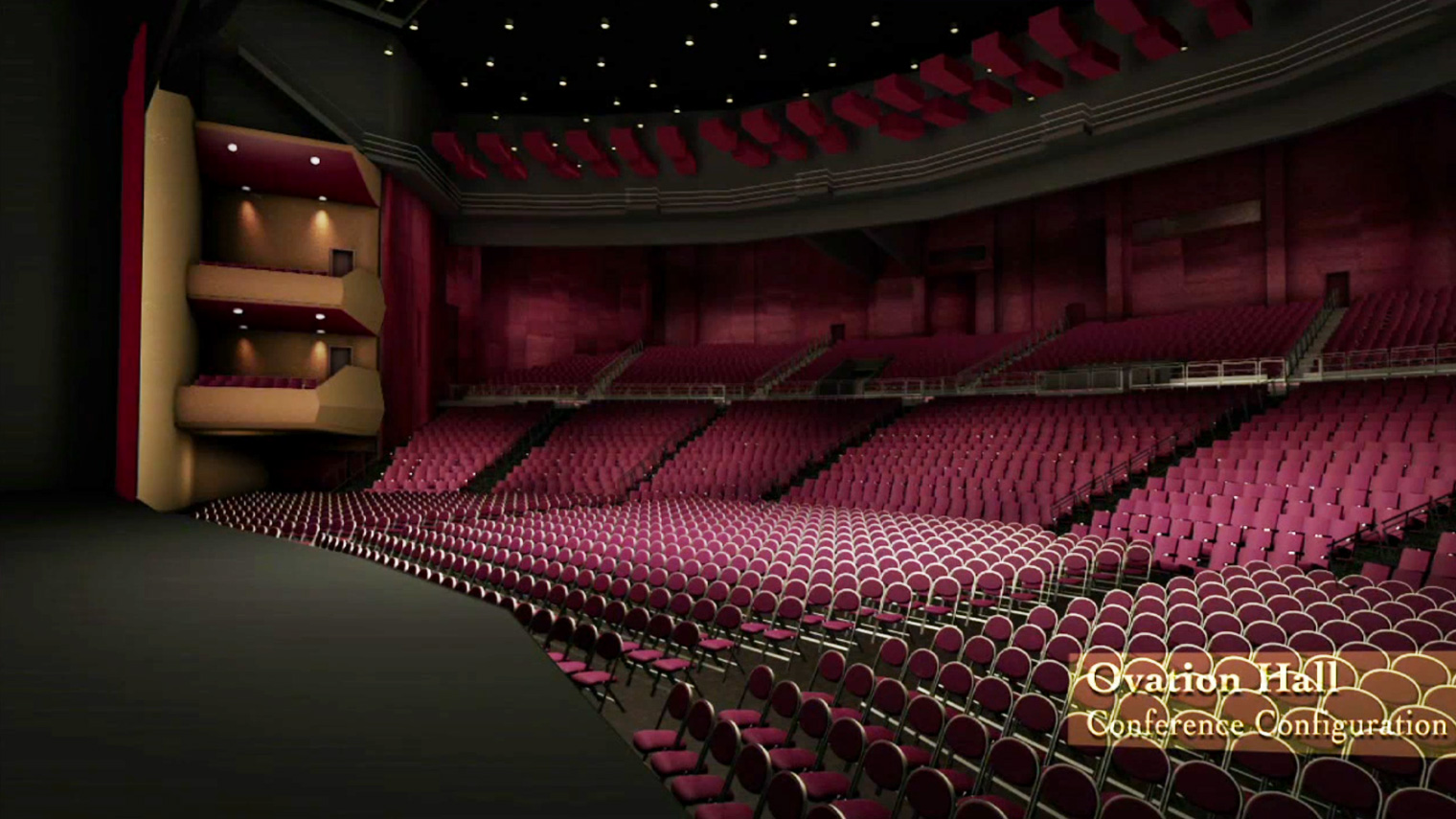 Ovation Hall Theatre - Scéno Plus - Leader in Venue Design