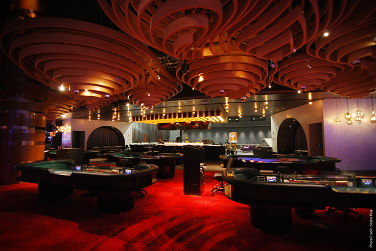 Bars and transitions areas at Revel - Scéno Plus - Leader in Venue Design